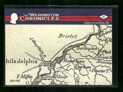 2022 Historic Autograph's Washington Chronicles Card #85 Battle Iron ...