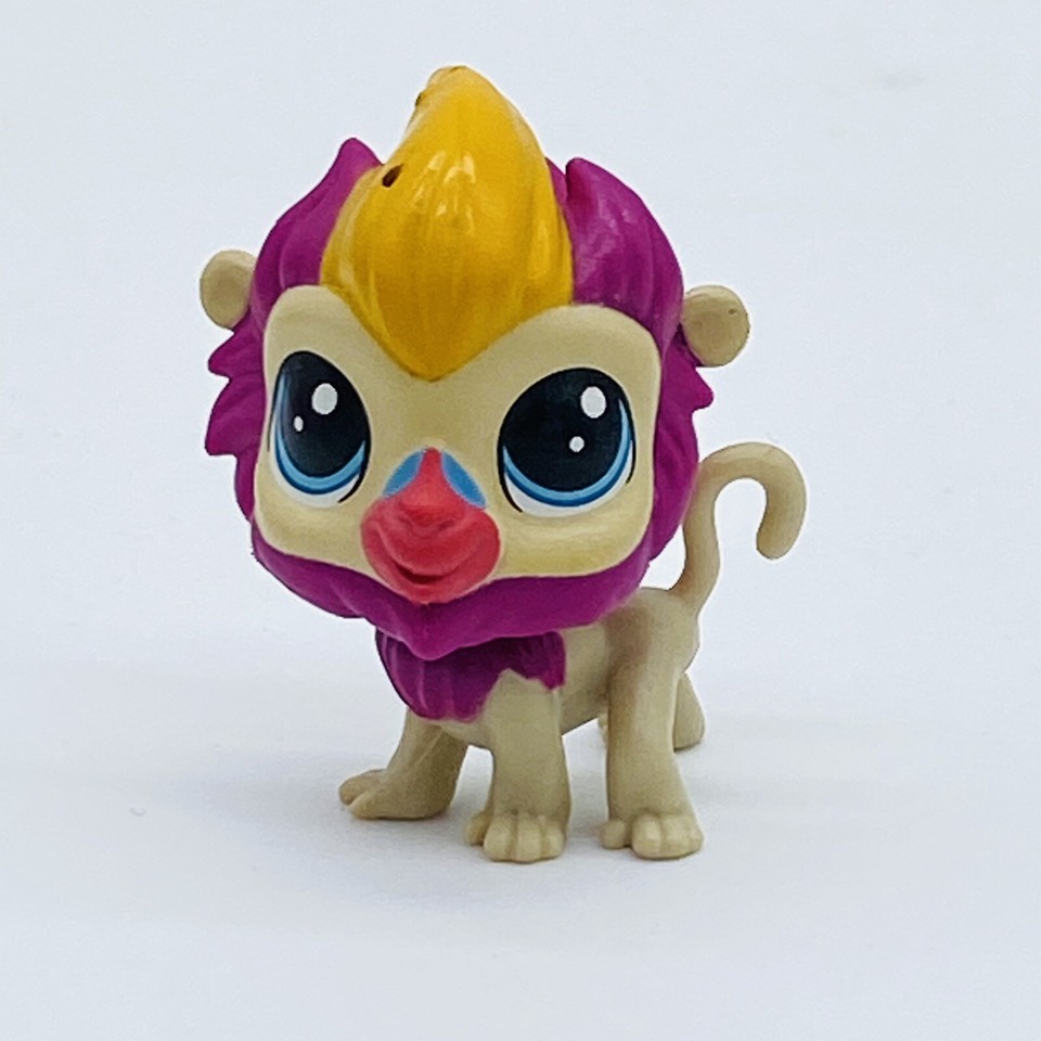 LPS Littlest Pet Shop Baboon Family 324 326 Beardly Mom Baby Monkey ...