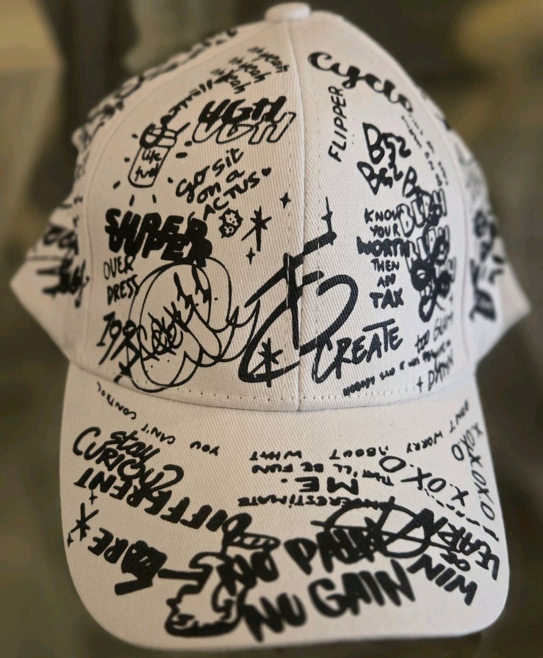 Stylish Men's Graffiti Baseball Cap Adjustable Hip-Hop Hat Streetwear ...