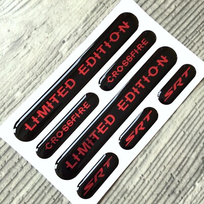 7pc Limited Edition 3d domed sticker decal emblems | eBay