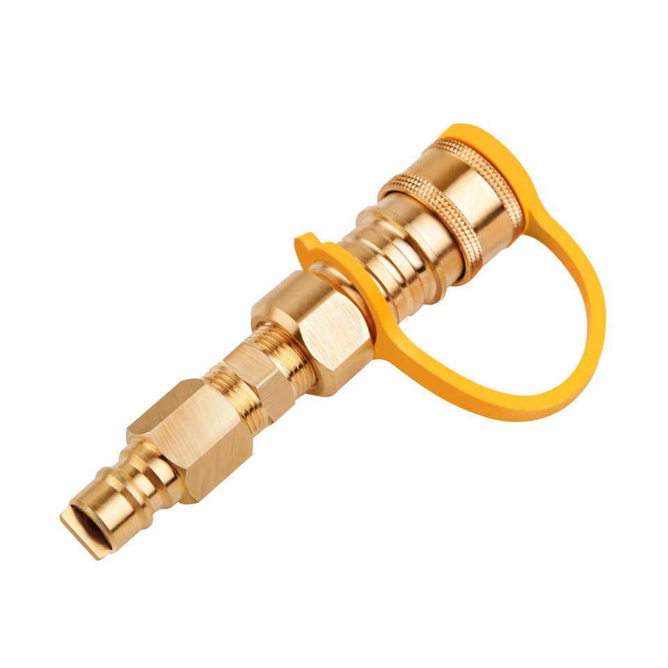 3/8" Propane Gas Quick Connect Disconnect Fittings Kit Adapter For 1LB ...
