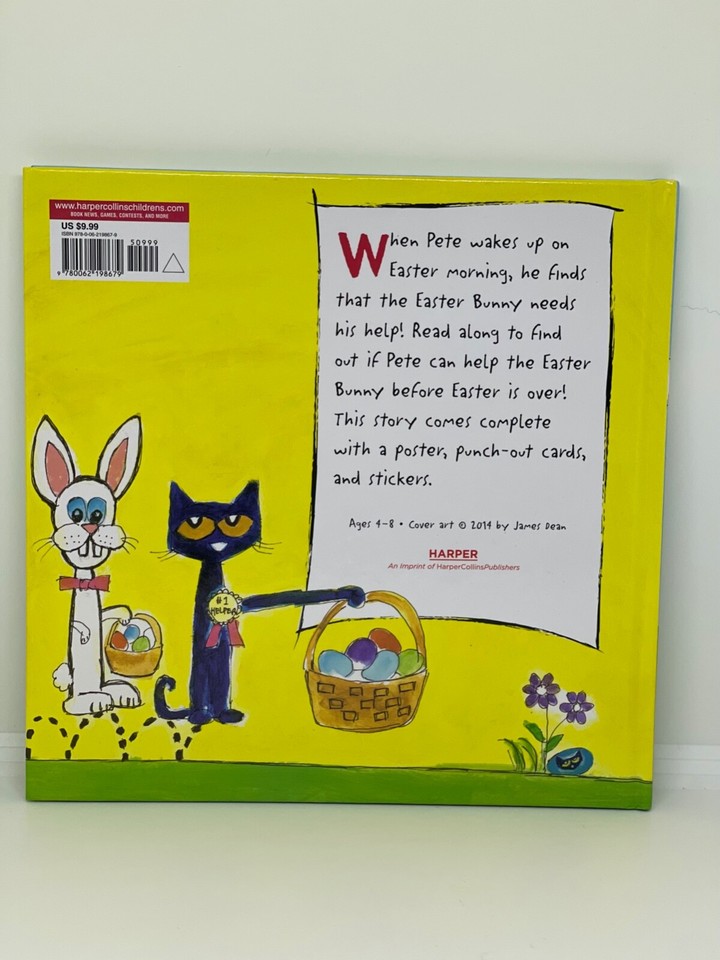 Pete the Cat: Big Easter Adventure- Hardcover with Easter Cards, Poster ...