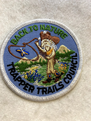 (93) Boy Scouts- Trapper Trails Council - Back to Nature - 3" patch | eBay