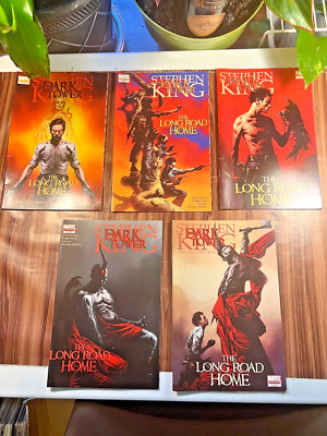 The Dark Tower The Long Road Home 1 2 3 4 5 Marvel Comics Set Stephen ...