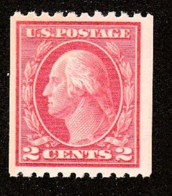 Scott#442 MNH OG 1914 2c Washington Horizontal Coil Perf 10 | eBay