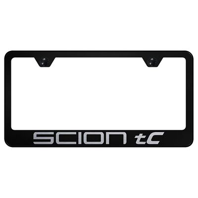 Toyota Scion tC Laser Etched Logo Stainless Steel License Plate Frame ...