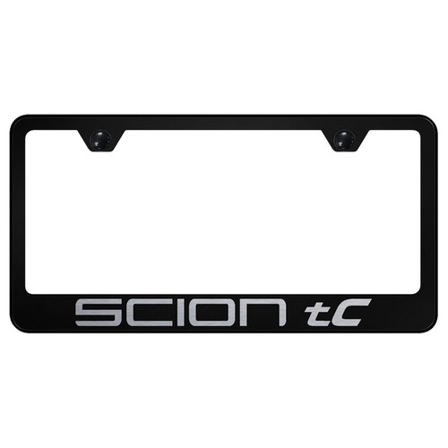 Toyota Scion tC Laser Etched Logo Stainless Steel License Plate Frame ...