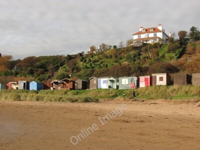 Photo 6x4 Beach huts, Coldingham Bay c2010 | eBay UK