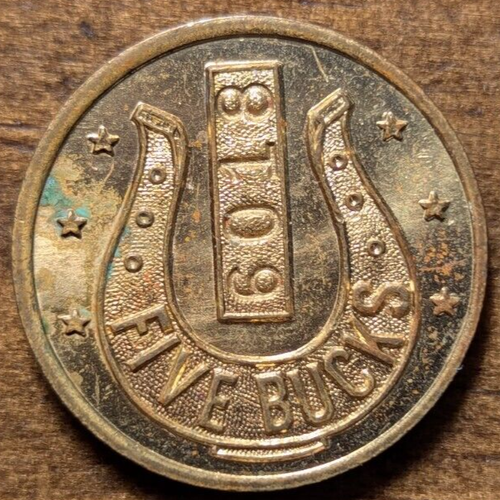 San Antonio, Texas TX Watling Slot Machines Gold Award 5 Bucks Trade ...