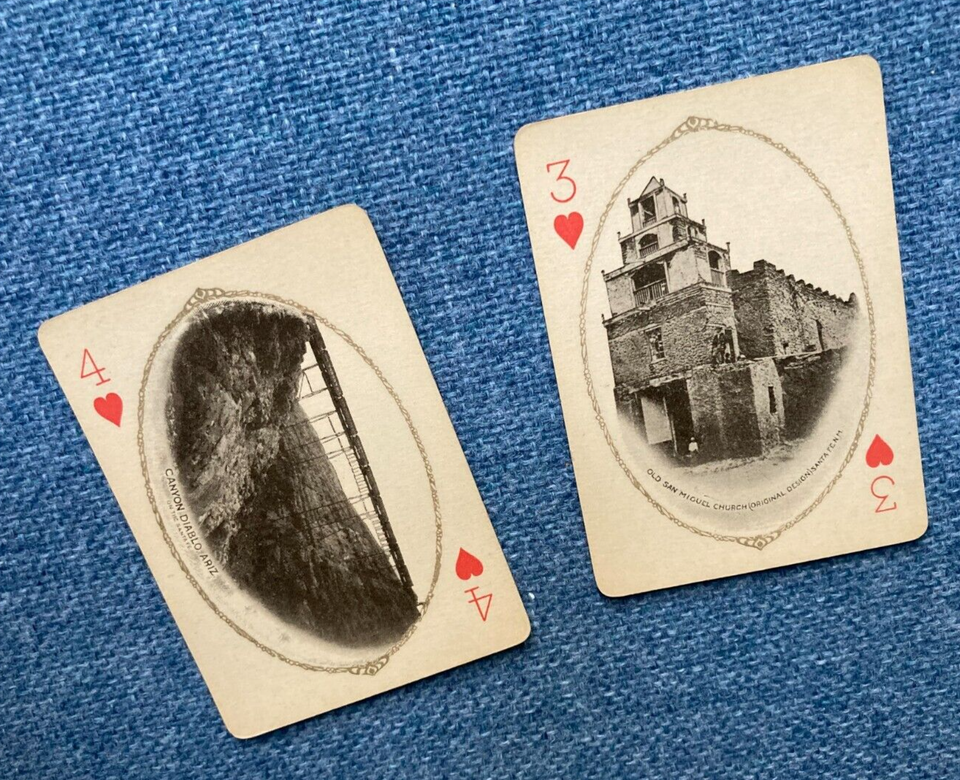 Antique Fred Harvey Great Southwest Playing Cards - A Hopi Boy c1908 ...