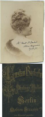 Opera singer Nadine Majourine antique singed photo | eBay UK