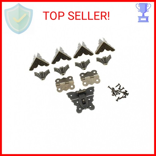 Jewelry Box Hardware Kit Antique Buckle Latch Vintage Bronze Hinge Box ...