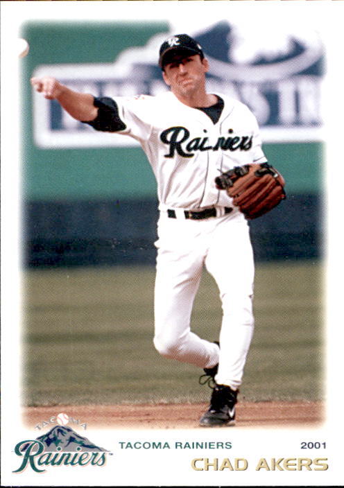 2001 Tacoma Rainiers Grandstand 1 Chad Akers Madison West Virginia ...