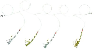 Sea Striker MR4-3GS Spanish Mackerel Tree Rig 4-Hook | eBay