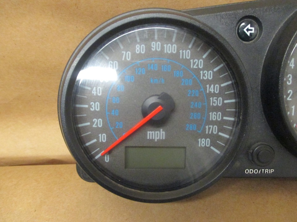 2000-2002 ZX6r, 2004-2008 ZZR600, Gauges, speedometer, 7,502 Miles ...