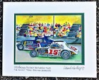 SHORT TRACK RACING Art Print Bugs Stevens Fred Desarro race stock car ...