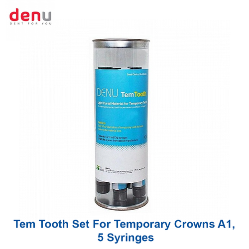 DENU Tem Tooth Set Light Cured Material For Temporary Crↄwns A1 5 ...