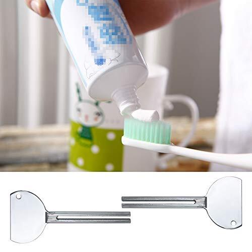 4 Pcs Stainless Steel Toothpaste Tube Squeezer Cream Paint Key Roller ...