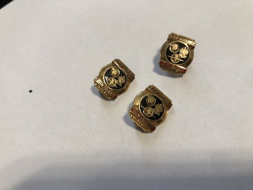 3 General Motors B-O-P Assembly Division, 10 Year service award Pins ...