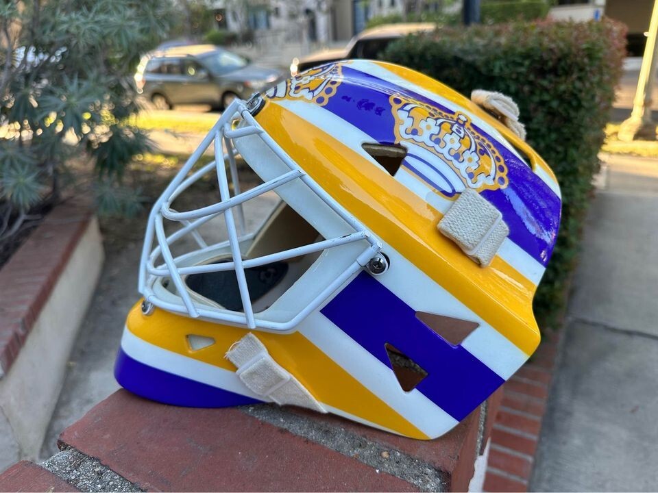 CUSTOM WARWICK GOALIE MASK | eBay