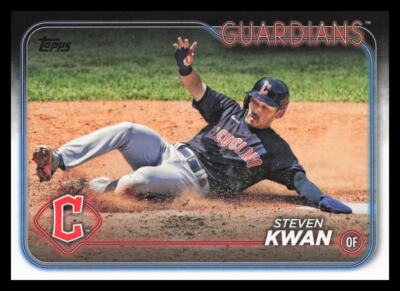 2024 Topps #312 Steven Kwan Cleveland Guardians Baseball Card | eBay
