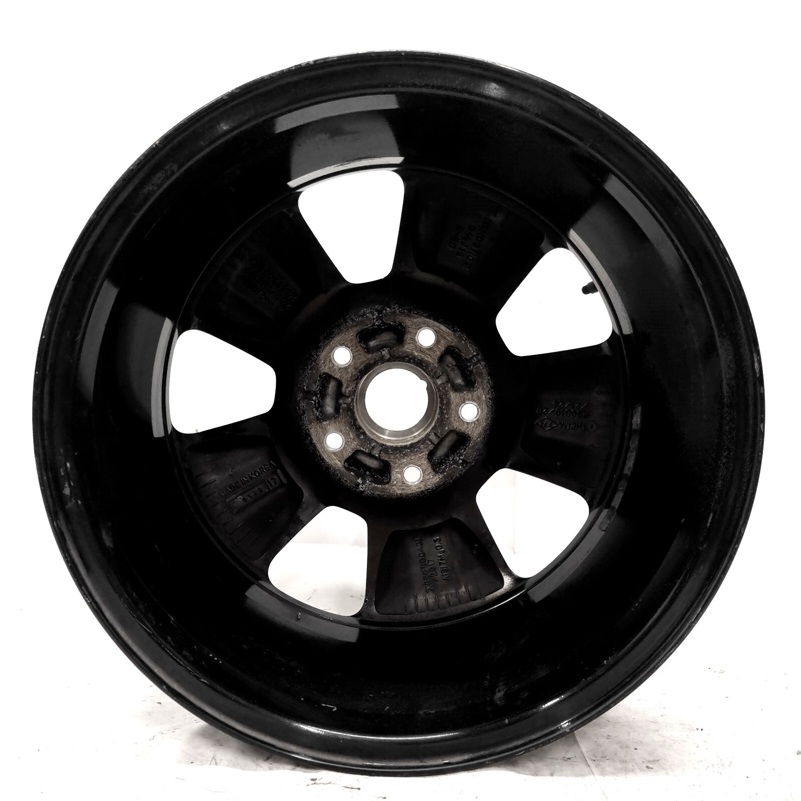 GENUINE DACIA DUSTER 2013-2017 16" BLACK/POLISHED ALLOY WHEEL PART No ...