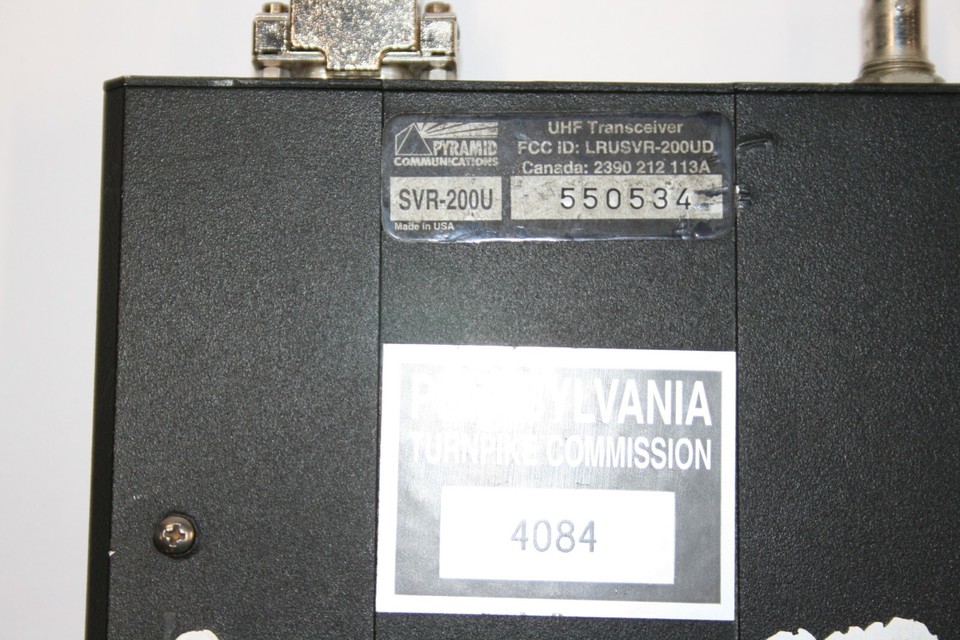 Pyramid SVR-200U Transceiver Synthesized Vehicular Repeater UHF | eBay