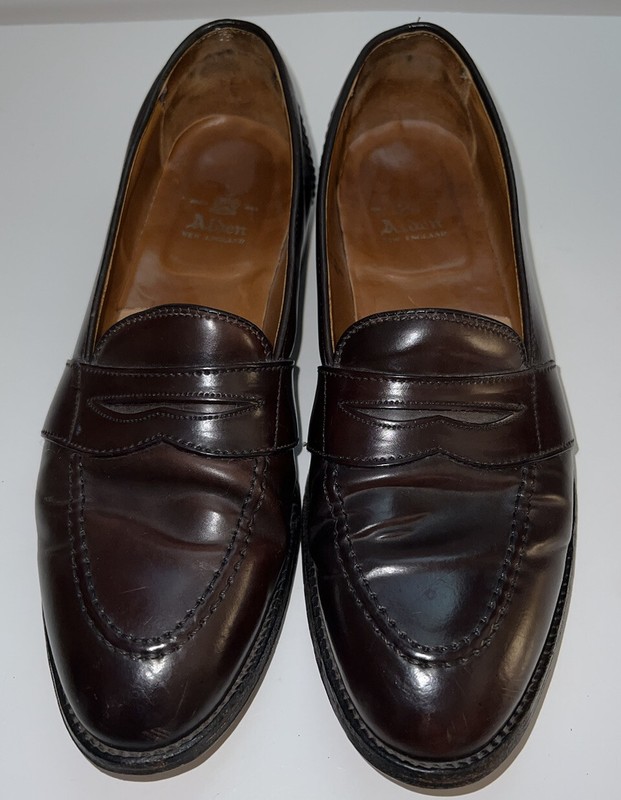 Alden 684 Color 8 Shell Cordovan Full Strap Loafer | Alden Model Project