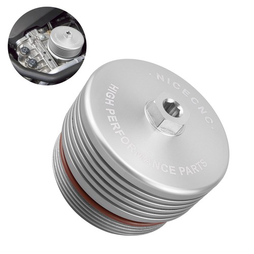 Aluminum Oil Filter Housing Cap For BMW N54 N55 S55 N20 11427525334 ...