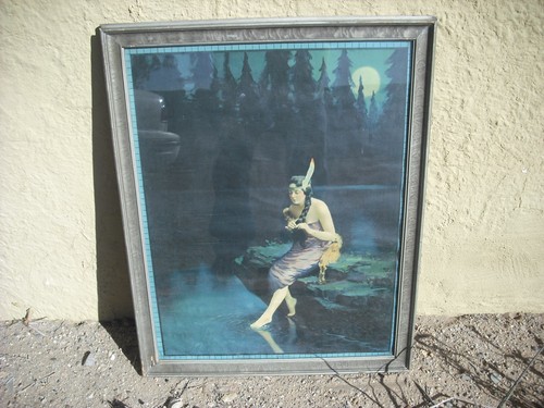 1919 Indian maiden print of James Arthur's MINNEHAHA painting | eBay