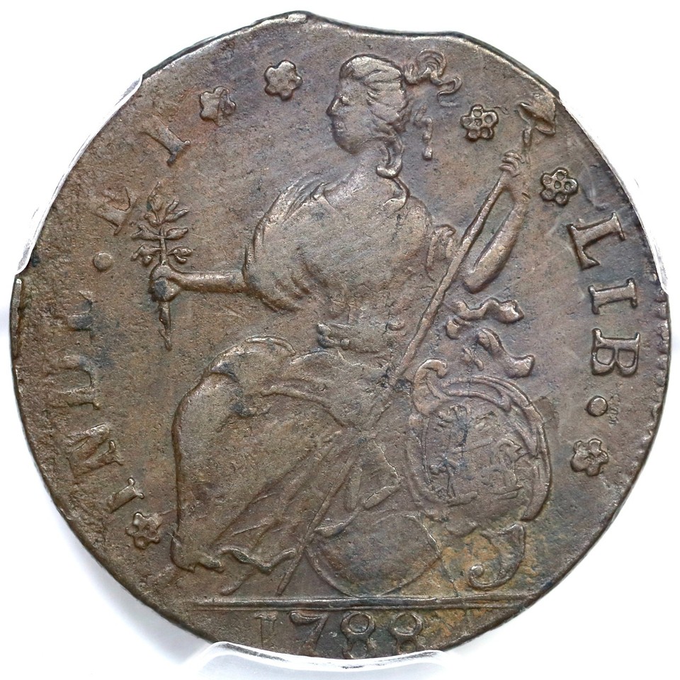 1788 M 16.2-O R-5 PCGS AU 55 INDL Connecticut Colonial Copper Coin | eBay