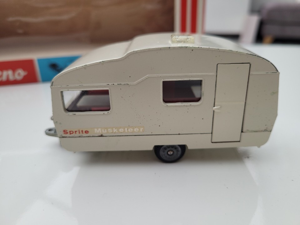 Super Rare Tekno 835-815 Gift Set Mustang And Sprite Caravan Near Mint ...