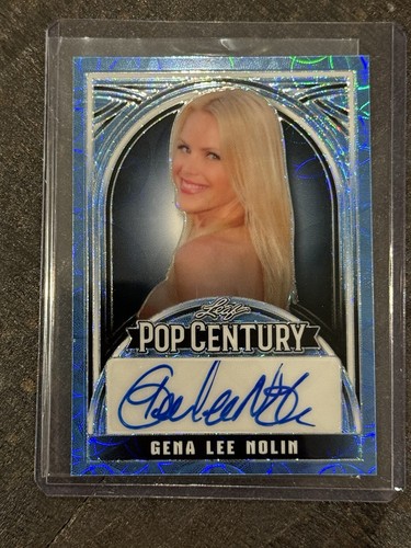2024 GENA LEE NOLIN AUTO RARE 9/10 Leaf Pop Century Card BAYWATCH | eBay