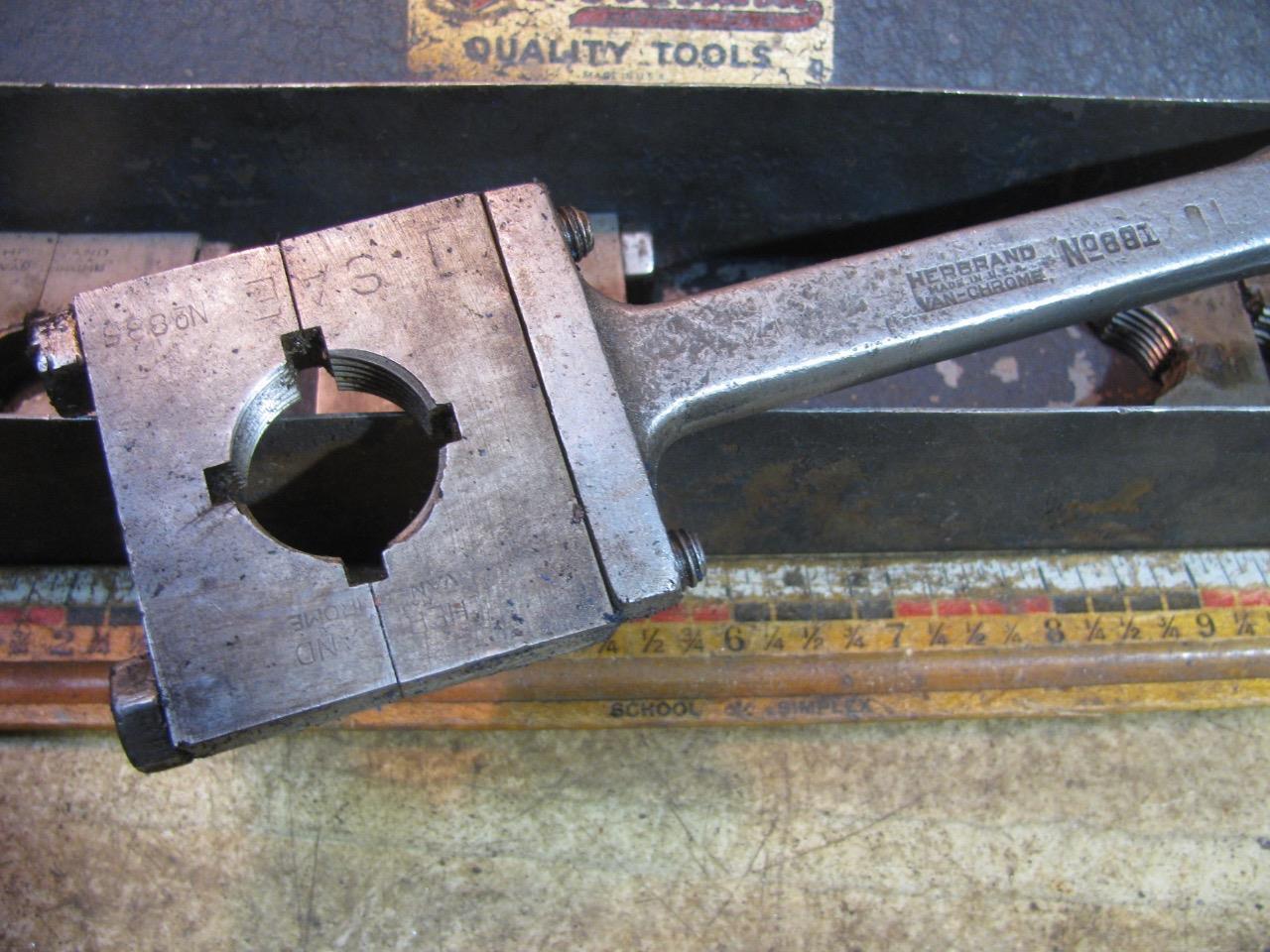 Vintage Herbrand 880 881 Rethreader Thread Chaser Tool Set | eBay