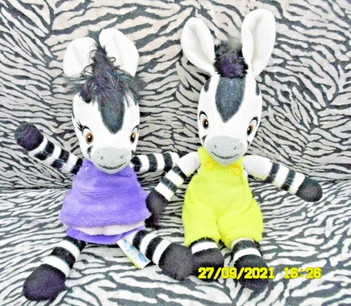 J/ FAMOSA 2 DOUDOU PELUCHE ZEBRE ZOU ET ELZEE 25CM TBE | eBay