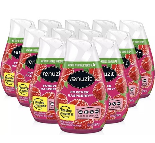 12 Pack Renuzit Adjustable Solid Gel Air Freshener, Forever Raspberry ...