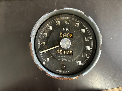 1958 MG MGA Speedometer Gauge | Black | mph | Jaeger | UK Made | # ...