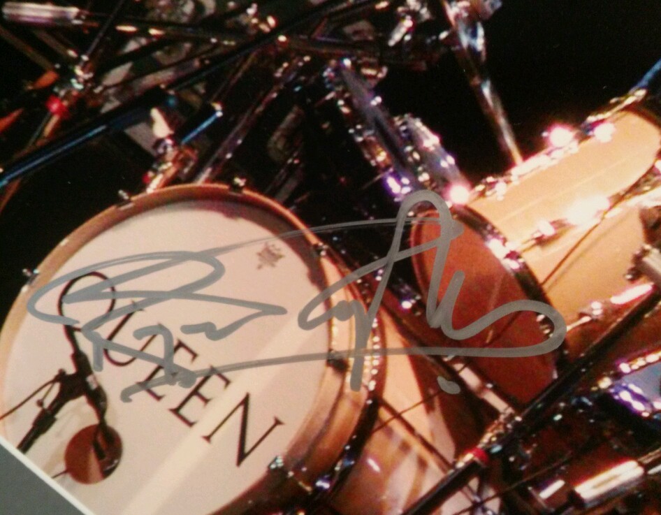 ROGER TAYLOR SIGNED QUEEN AUTOGRAPH 11x14 COA | eBay