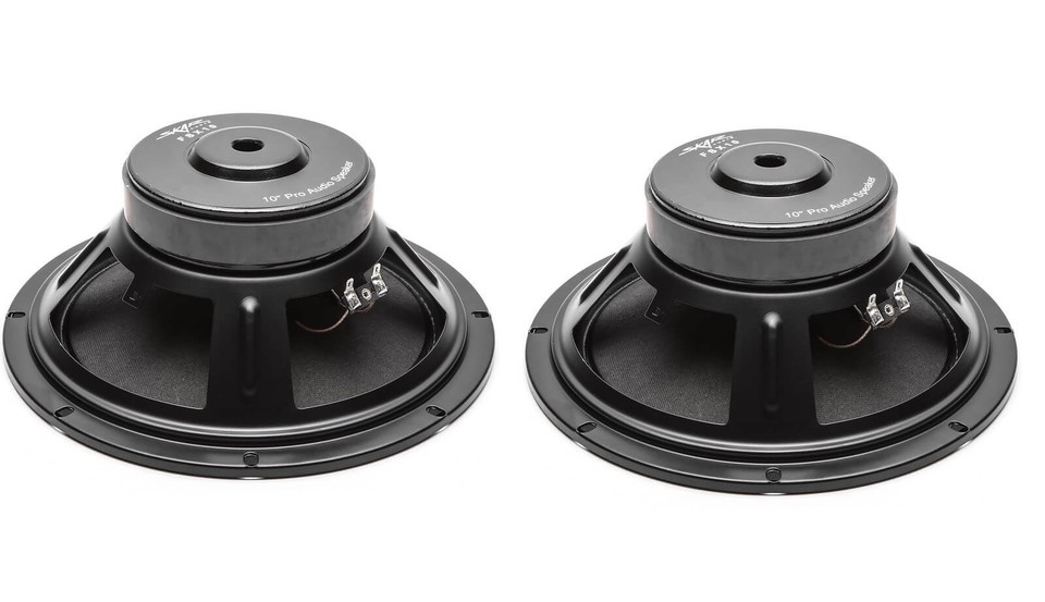 (2) NEW SKAR AUDIO FSX10-8 10-INCH 8 OHM 400W MAX CAR PRO AUDIO ...
