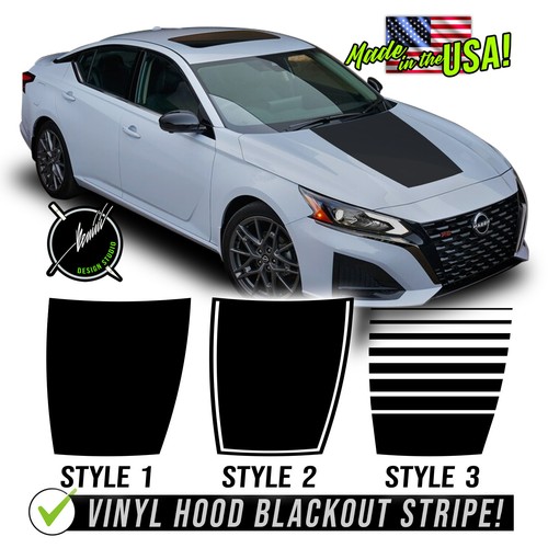 Hood Vinyl Decal Racing Stripes Graphics For 2019-2022 2023 &up Nissan ...