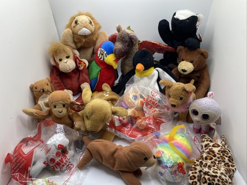 Mixed Lot 17 Sealed Used Vintage Retired TY Beanie Baby Keychains ...