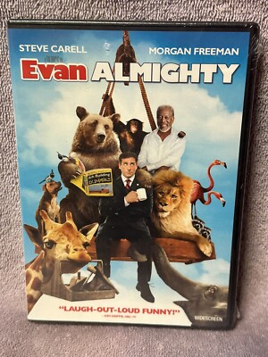 Evan Almighty (DVD 2007) Steve Carell, Morgan Freeman - NEW & SEALED ...