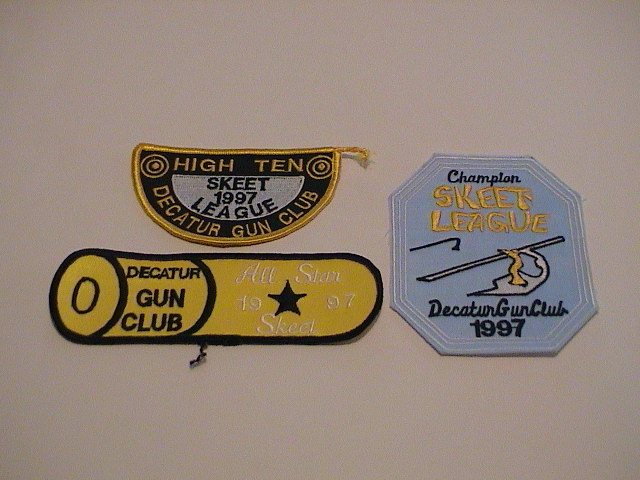 LOT /3 DECATUR ILLINOIS GUN CLUB 1997 SKEET TRAP SHOOTING CLAY PIGEON ...