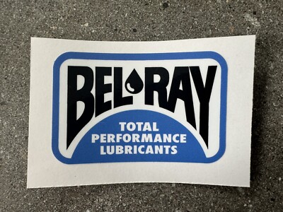 Bel Ray Total Performance Lubricants Vintage Motocross Decals/ Stickers ...