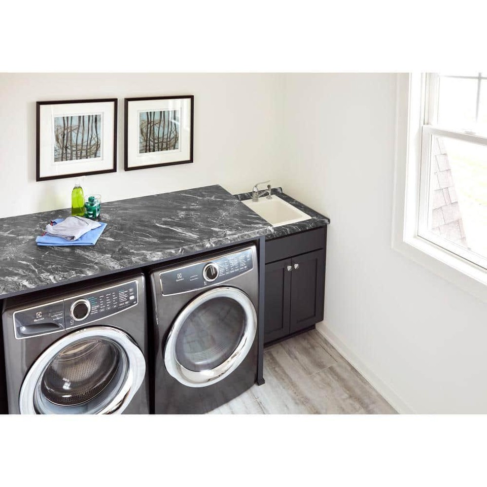 FORMICA Laminate Sheets 5' x 12' in 180fx Stormy Night Granite w ...