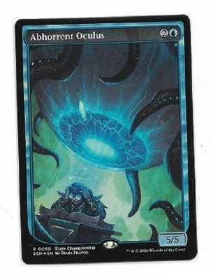 MTG magic cards 1x Abhorrent Occulus - FOIL textless promo Store ...