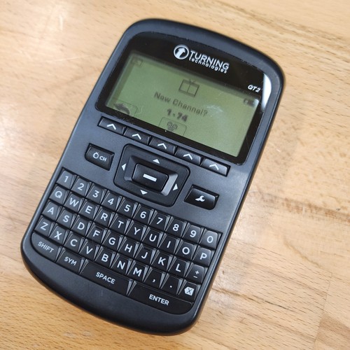 TURNING TECHNOLOGIES QT2 RESPONSE DEVICE CLICKER RCQR-02 | eBay