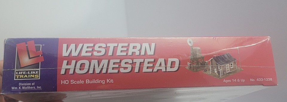 Life-Like Trains HO Scale Building Kits - Western Homestead New Sealed ...