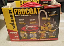 WAGNER Paint Crew Airless Sprayer Pro Gun Model 770 2800 PSI - 1/2 HP ...