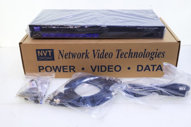 NVT Nv-872 8 Channel Digital EQ Active Receiver Distribution Amplifier ...